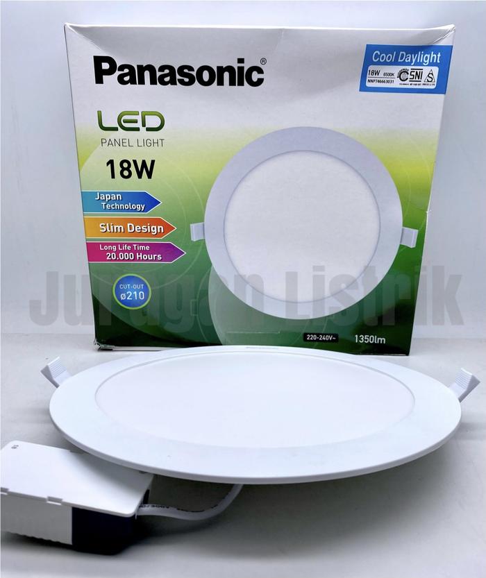 Jual LED DOWNLIGHT PANEL 18W 18 W 18Watt 18 WATT PANASONIC BULAT ...