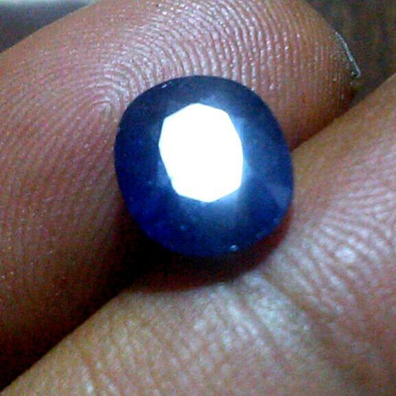 Jual Batu Safir Biru Natural Blue Sapphire Asli Alam super Kristal ...