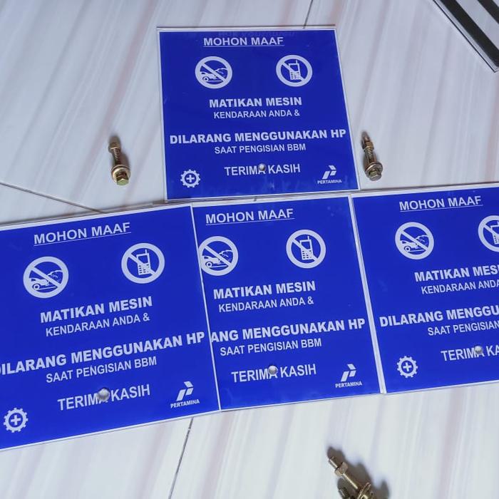 Jual papan rambu spbu - Kab. Bekasi - Detri mandiri | Tokopedia
