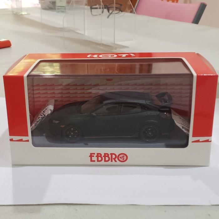 Jual Ebbro Diecast Honda Civic Type R FK8 Prototype Matte Black Hitam ...