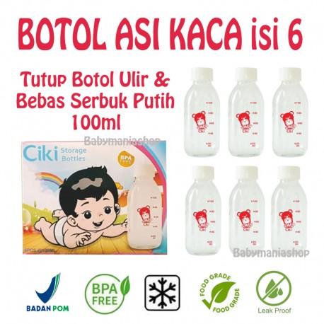Jual Botol Asi Kaca Ciki Ulir Kuning 60ml Isi 4 / 120ml Isi 3 / Ulir ...