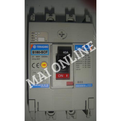 Jual MCCB S160SCF TERASAKI 3P 40A 25kA FIXED TYPE (160AF) - Kab. Tangerang - MAIOnline_NEW ...