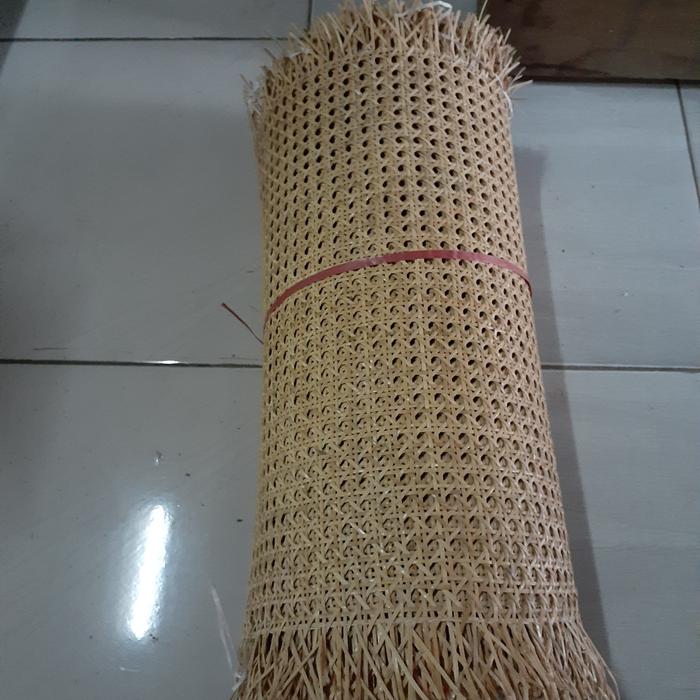 Jual Natural open webbing rotan / kembang tanjung / cane /L 60 cm P 15 ...