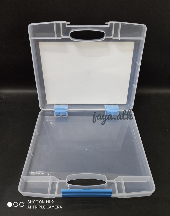 Jual MAP DOKUMEN FILE CASE PLASTIK TEBAL TENTENG TEMPAT PENYIMPANAN A4 ...