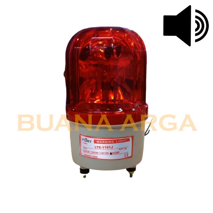 Jual Warning Light / Rotary Lamp LTE1101J 4" With Buzzer Red/Yellow ...