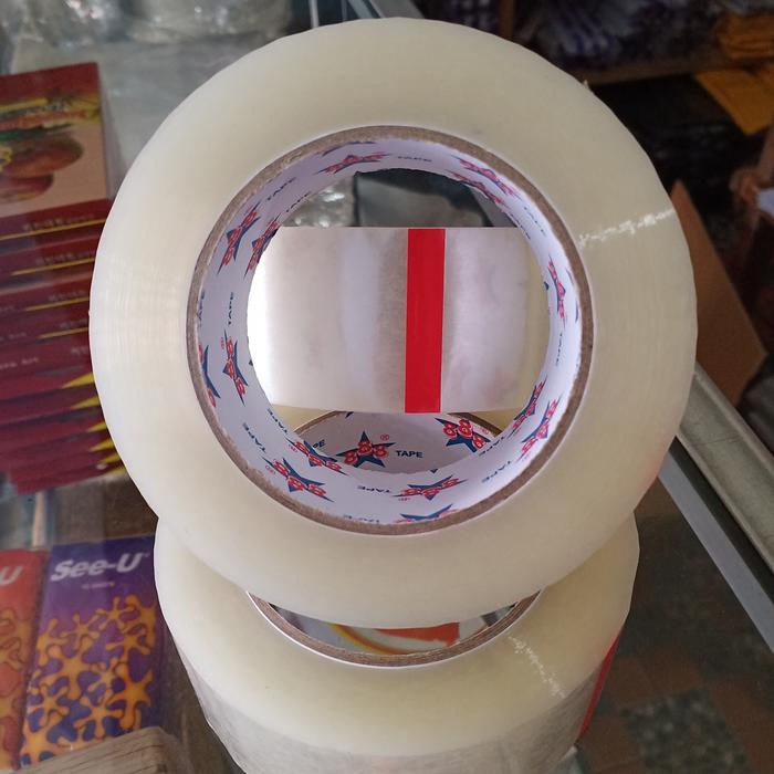 Jual Lakbang bening tebel 200 yard,lakban plastik kualitas super ...