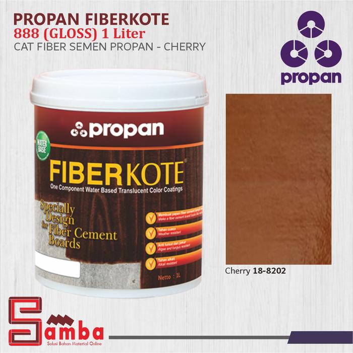 Jual PROPAN FIBERKOTE 1 liter / CAT FIBER SEMEN PROPAN cat papan semen ...