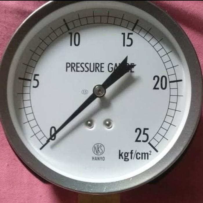 Jual Pressure gauge / manometer Nagano keiki 4 inchi 25 kg / 4 inch 25 bar - Jakarta Pusat ...