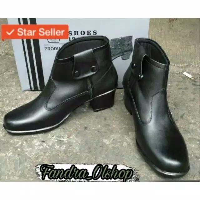 Jual Sepatu PDH Wanita Boots PDLSUS Polwan Secwan Kulit Dove Warna ...