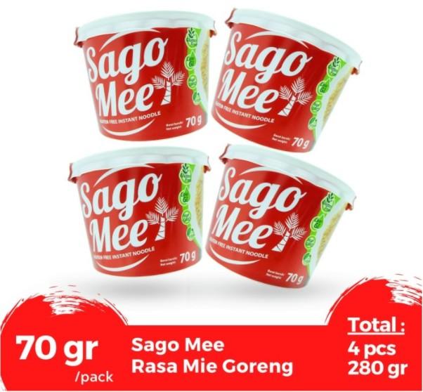 Jual Paket 4 Cup Mie Goreng SagoMee Sago Mee Mie Instan Noodle Sagu ...