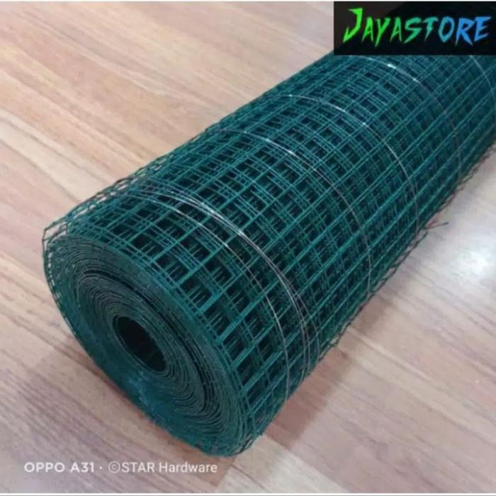 Jual KAWAT LOKET PVC 1/2 INCH X 90CM X 10METER /RAM PVC/ KAWAT AYAKAN ...