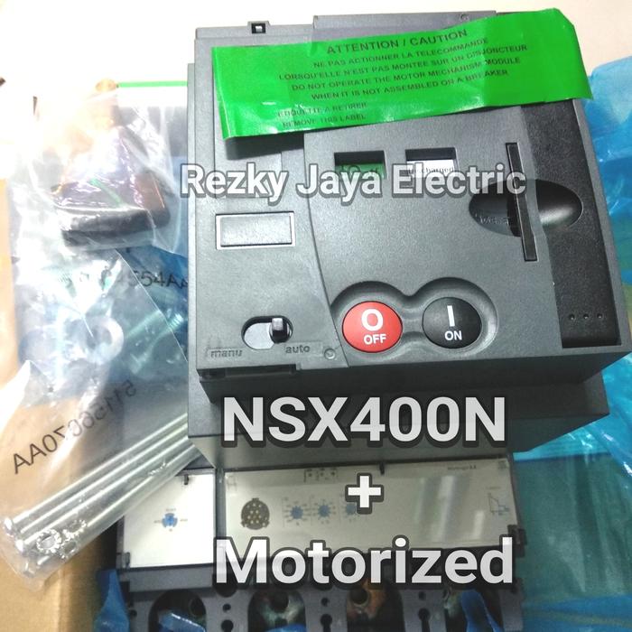 Jual MCCB Schneider NSX400N 4P 400A LV432694 50ka + Motorized LV432641 - Jakarta Pusat - ALX ...