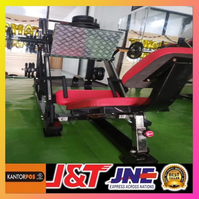 Jual leg press machine fitness(original)squat kaki-leg press-alat ...