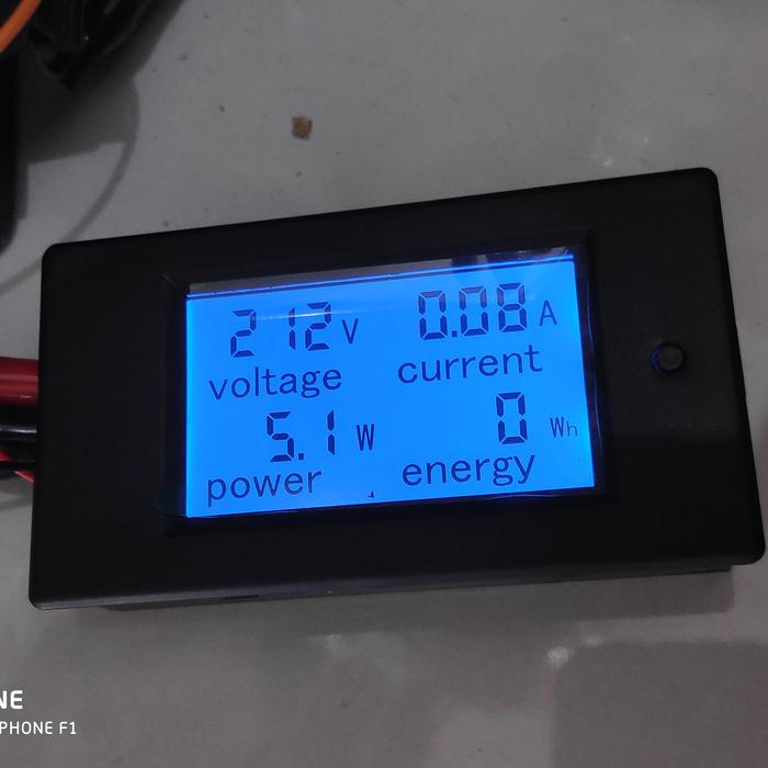 Jual Power Monitor Daya Digital Multifungsi 100A AC 110V 220V kWh meter ...