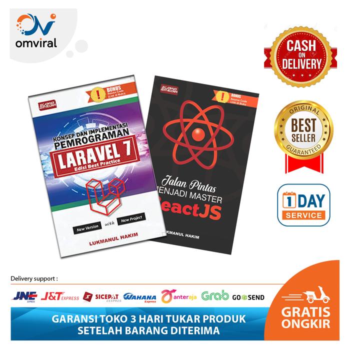 Jual Buku Paket Fullstack Developer Laravel 7 + Reactjs - Kab. Bekasi ...