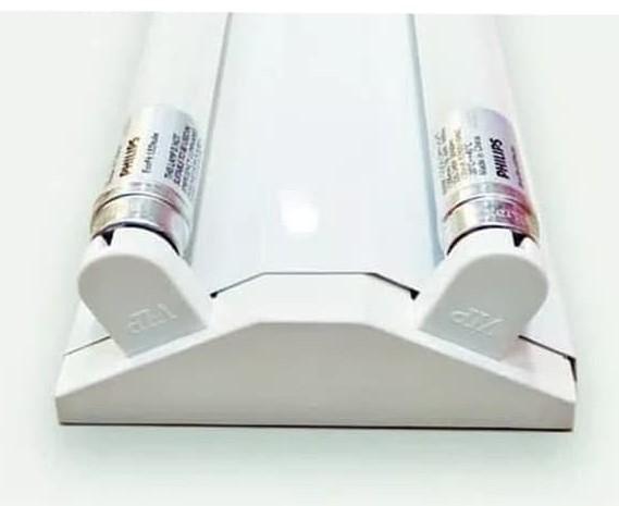 Jual Kap Lampu housing V TL T8 + Set LED 16 watt 2x16 / Neon 36 watt ...
