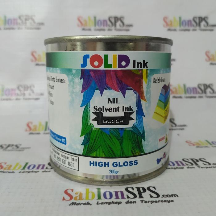 Jual TINTA SABLON NIL HITAM PARASIT / NILON / TASLAN BLACK 200GR ...