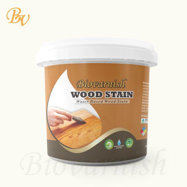 Jual Cat Kayu Water Based Biovarnish Wood Stain Walnut Brown - 1 kg ...