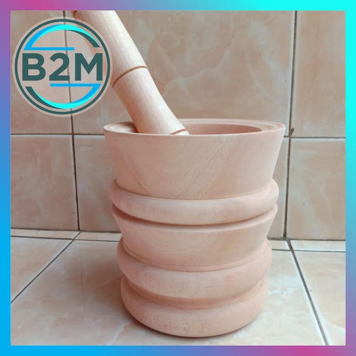 Jual Lumpang Kayu Alat Tumbuk Kayu 19 sampai 20 cm - Kota Tasikmalaya ...
