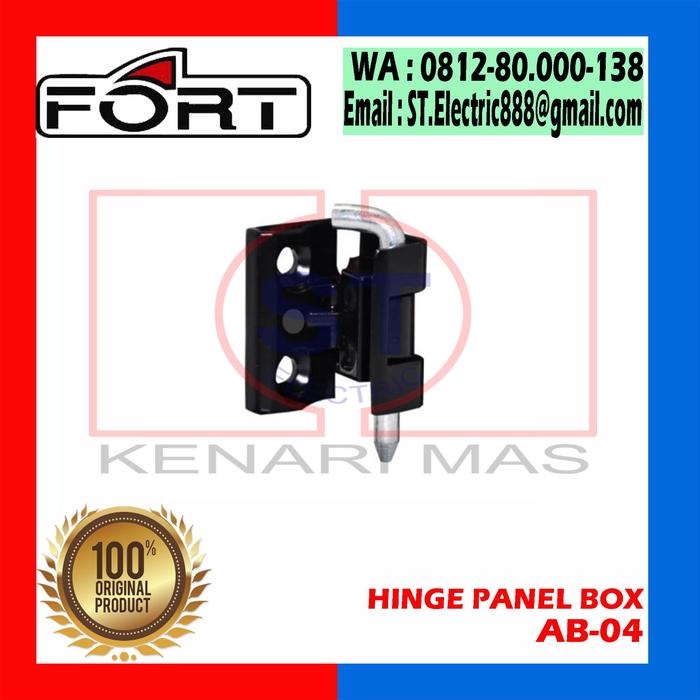 Jual Engsel Panel / Engsel Pintu Panel FORT / AB-04 / 42mm hitam ...