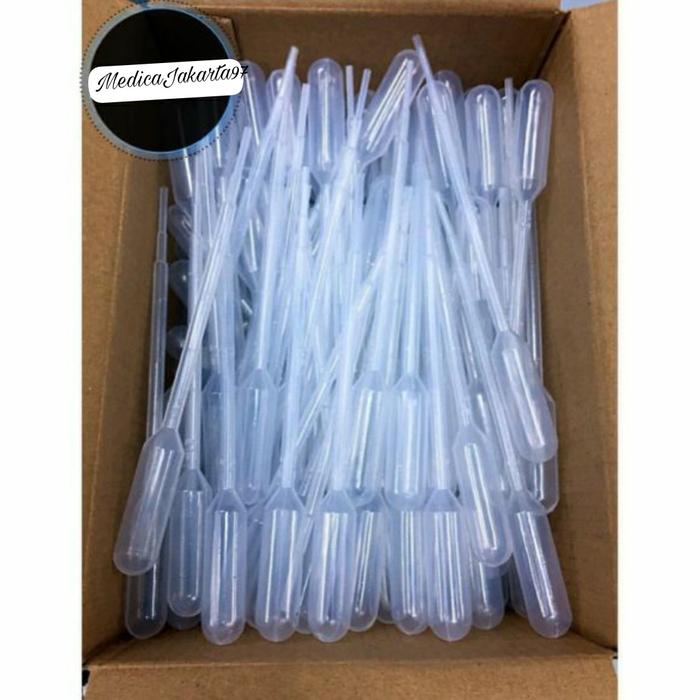 Jual Pipet Plastik 1ml / pasteur pippet 1 ml / pipet tetes / dus isi ...
