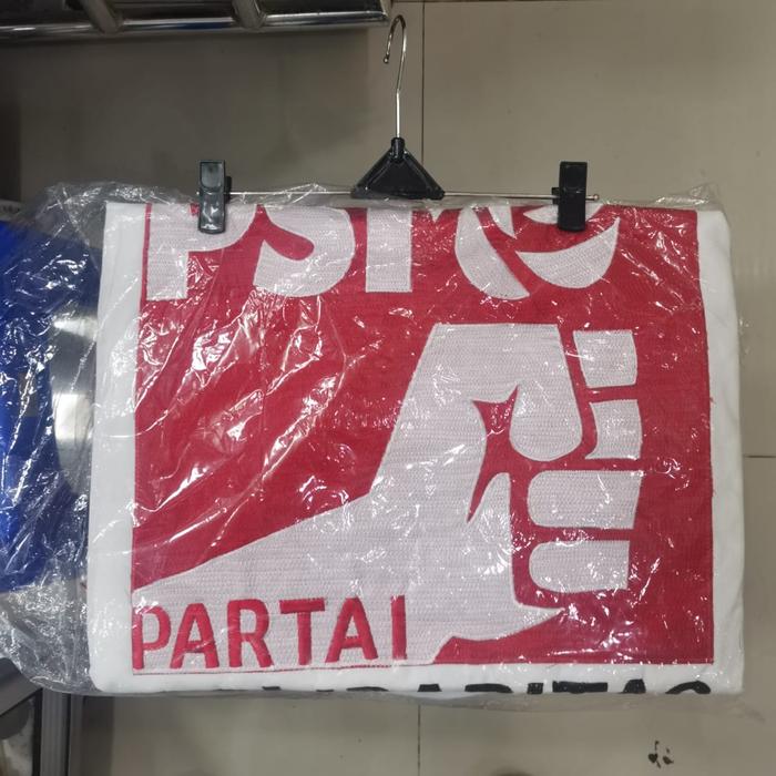 Jual BENDERA PATAKA PARTAI PSI 90x135 CM - FULL BORDIR - 1 MUKA - Kab ...