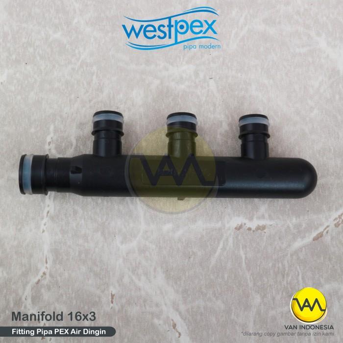 Jual Manifold Pipa PEX Westpex D20-16x3 Pemecah Aliran Air 3 Cabang ...