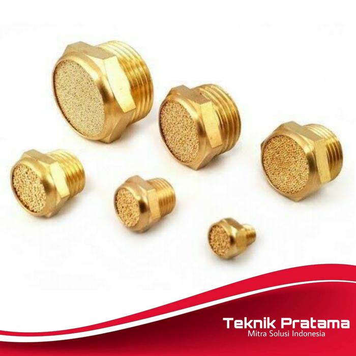 Jual FITTING SILENCER PNEUMATIC KUNINGAN RATA UK. drat 1/4" BSLM-02 - Jakarta Barat - Teknik ...