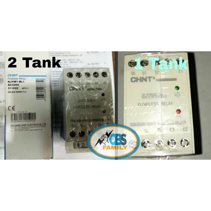Jual Chint Floatless Level Switch Relay NJYW1BL1 / WLC 2Tank - Jakarta ...