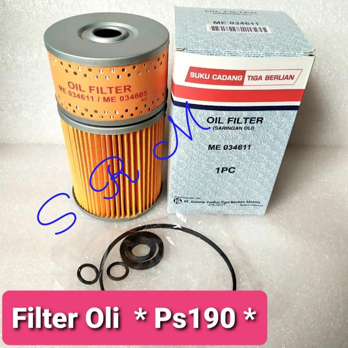 Jual filter oli Mitsubishi fuso ps190/6D16 saringan oli fuso ps190/6D16 ...