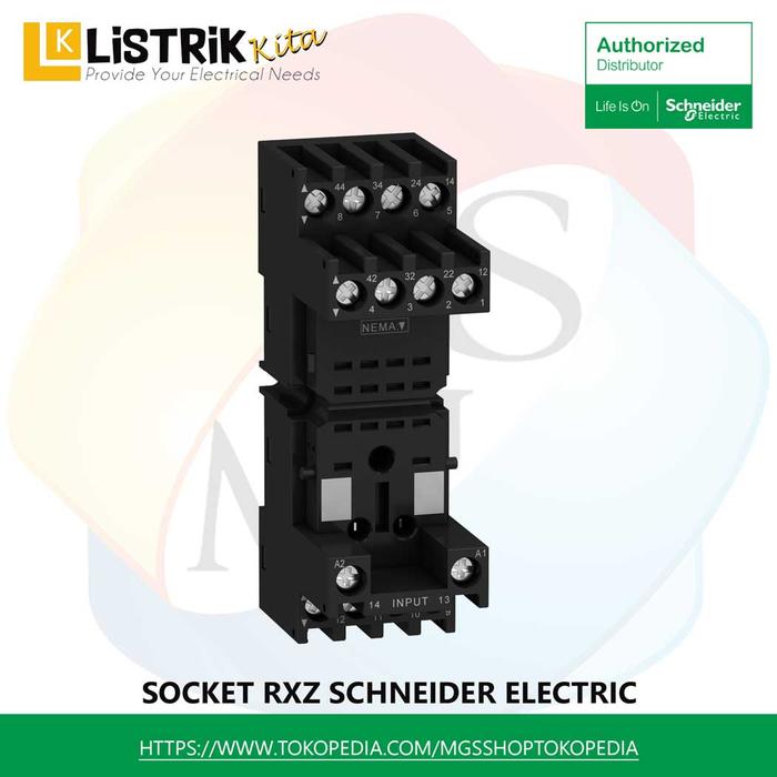 Jual SCHNEIDER SOCKET RXZ MIXED CONTACT 10A 250V CONNECTOR - RXZE2M114M - Jakarta Timur ...