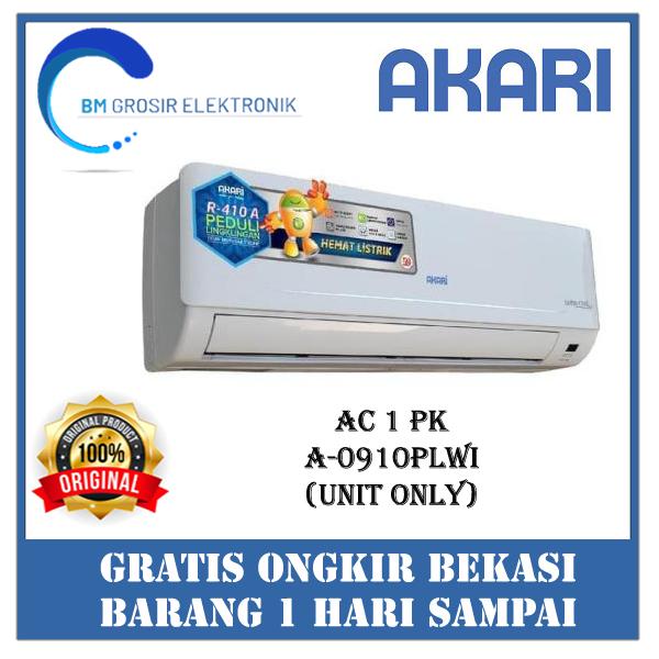 Jual AC AKARI 1 PK A 0910PLWi / A-0910PLWi / UNIT ONLY - Kota Bekasi ...