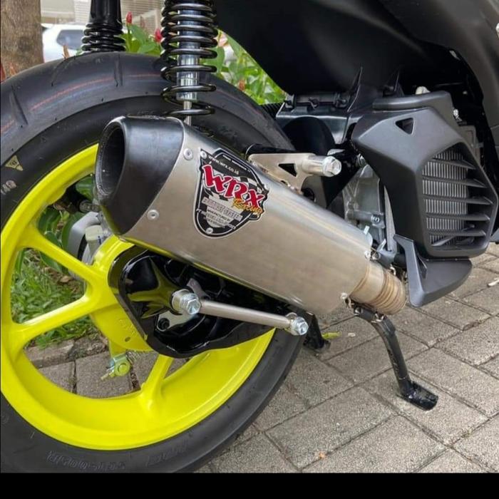 Jual Knalpot Racing WRX Hexagon K series black All New Aerox Conected ...