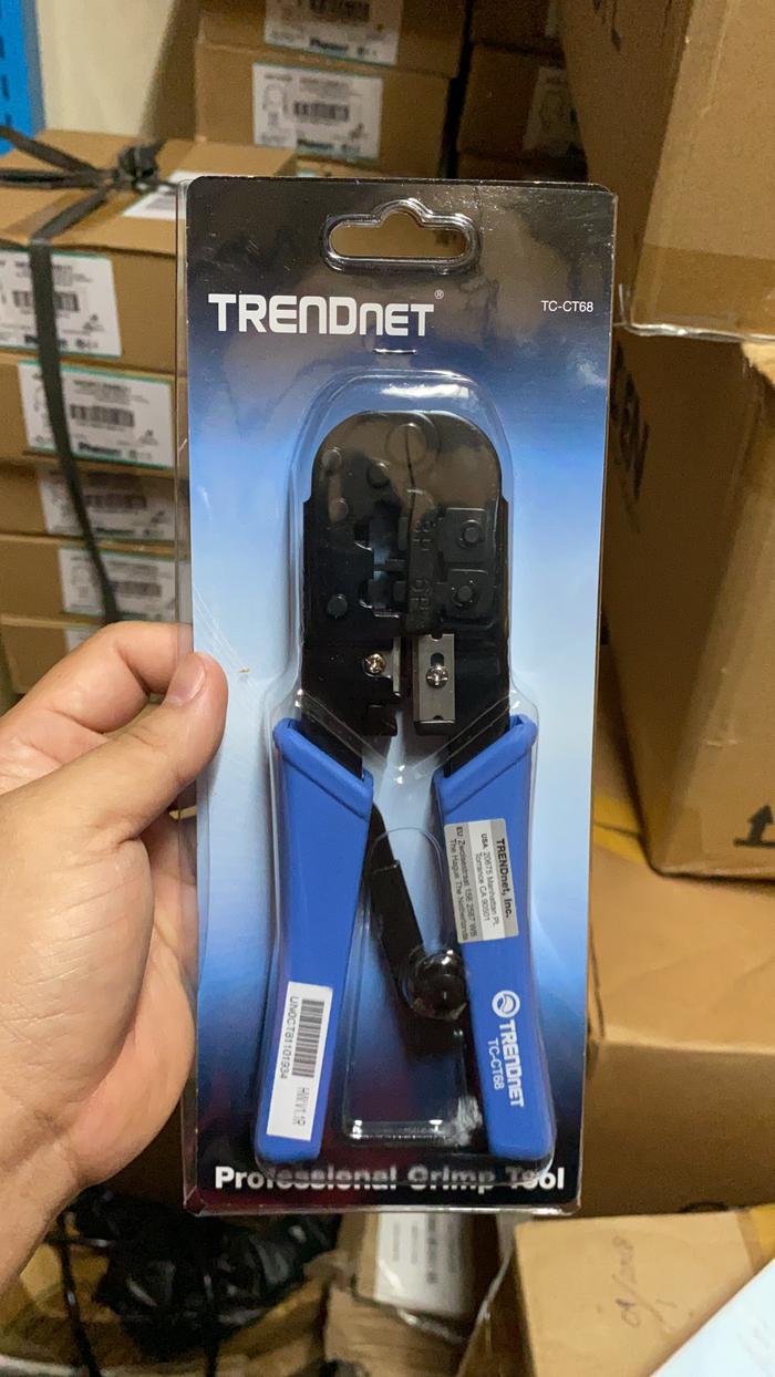 Jual Trendnet crimping tool Rj45 / RJ11 TC-CT68 - Jakarta Pusat ...