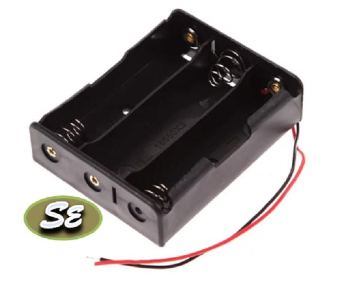 Jual Batrai Box Kotak Holder 3x 18650 Baterai Case Li ion18650 Battery ...