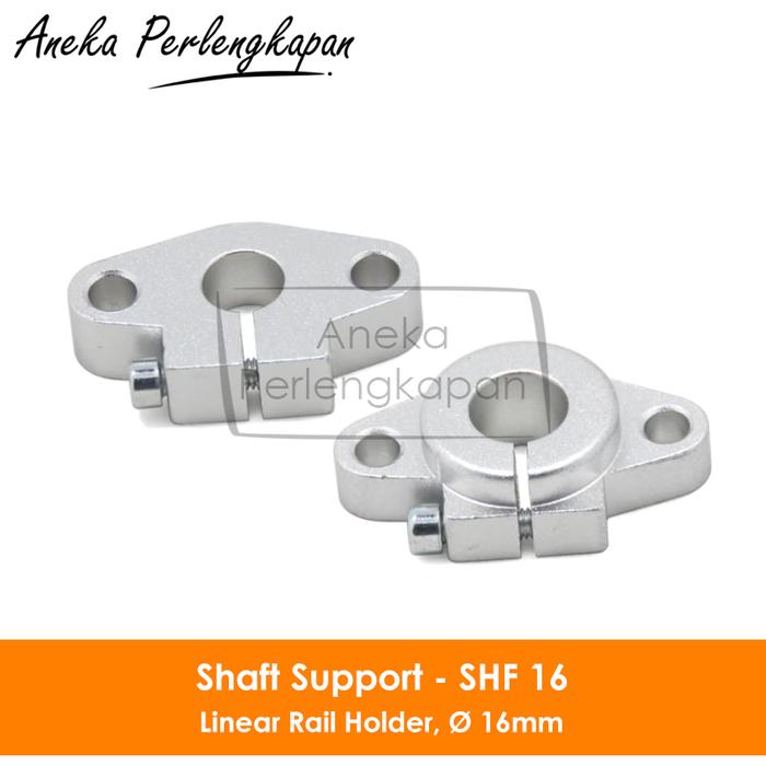 Jual SHF16 Linear Rail Shaft Support Unit for 16mm Rail / Rod - Kota ...