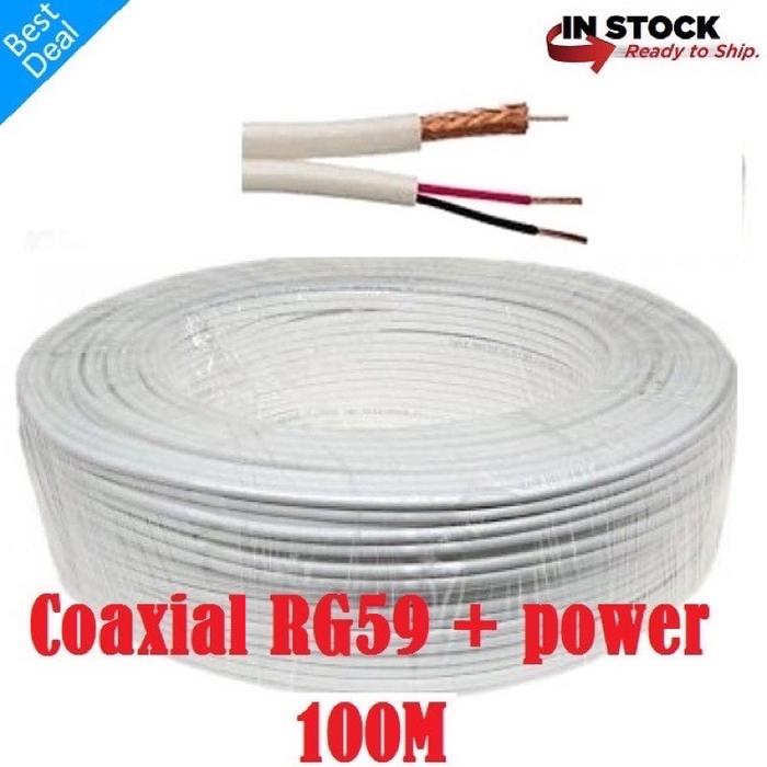 Jual KABEL CCTV RG59 PLUS POWER 100M GOOD QUALITY - Jakarta Pusat ...