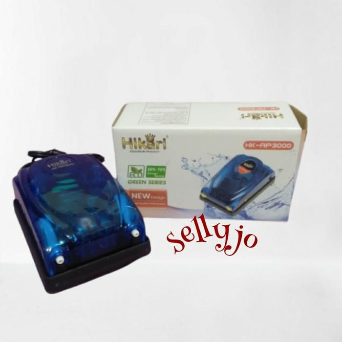 Jual HIKARI AP 3000 AP 3000 Mesin pompa udara aerator 2 lubang aquarium ...
