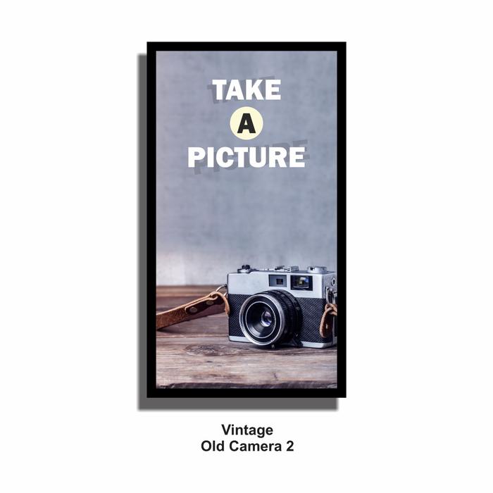 Jual Hiasan Dinding Poster Pajangan Wall Decor Old Camera Vintage ...