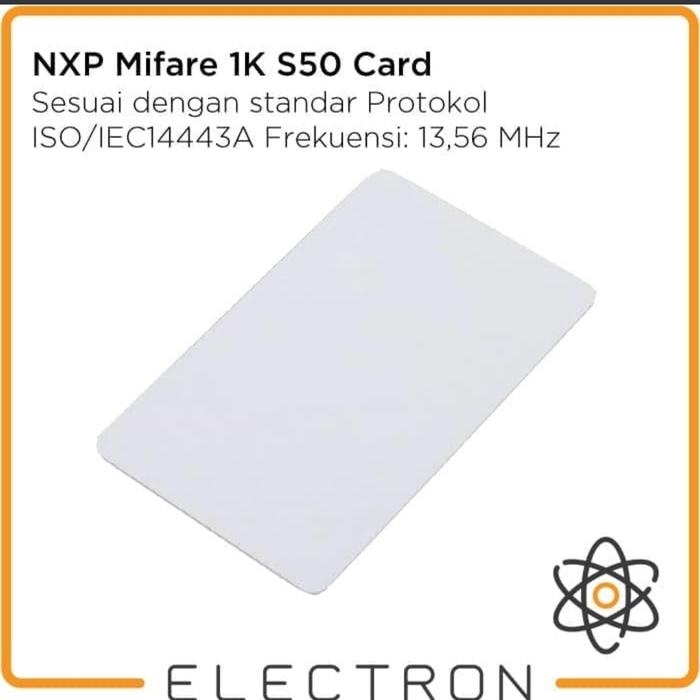 Jual Kartu RFID NFC Mifare 1k | Mifare 1 K | 13.56mhz 13,56mhz ...
