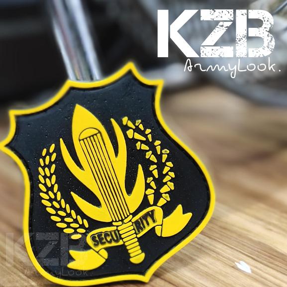 Jual Patch Rubber Velcro SECURITY-Emblem Karet Lambang Security - 0460 ...