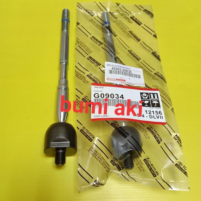 Jual LONG TIE ROD ATAU RACK END ORIGINAL TOYOTA HIACE COMMUTER ASLI ...