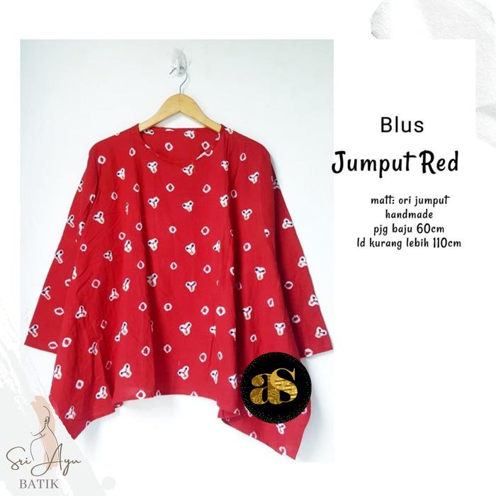 Jual Blouse wanita jumput merah Batik - Kota Surakarta - Batik ...