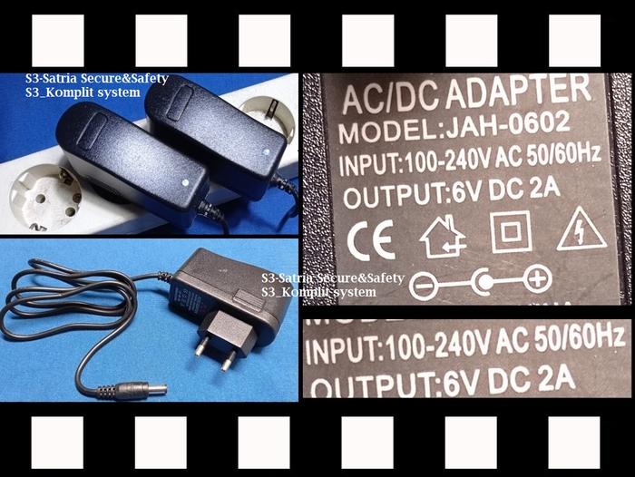 Jual Adaptor 6V 2A DC 6vdc adapter 6 v 500mA 600mA 800mA 1A 1.5A DC6V ...
