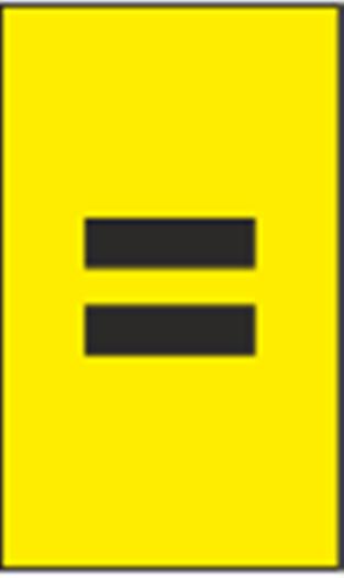 Jual Critchley K-Type cable Marker Black on Yellow Symbol ...