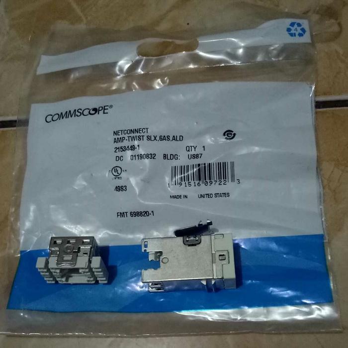 Jual Commscope Modular Jack Cat 6A Outlet Data Cat6A - Jakarta Pusat ...
