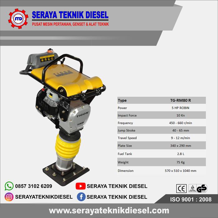 Jual STEMPER KUDA ENGINE ROBIN EY20 / TAMPING RAMMER TG-RM80R TIGON ...