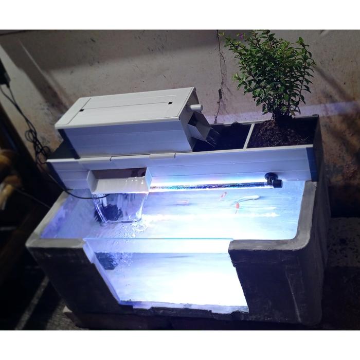 Jual filter talang waterfall 80cm + 35cm - 30cm + 60cm, fullsett+media ...