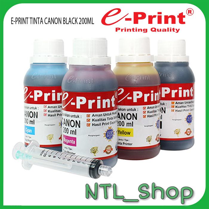 Jual E-PRINT TINTA CANON BLACK 200ML / EPRINT CANON 200ML BLACK/HITAM - Kota Surabaya - NTL.ID ...