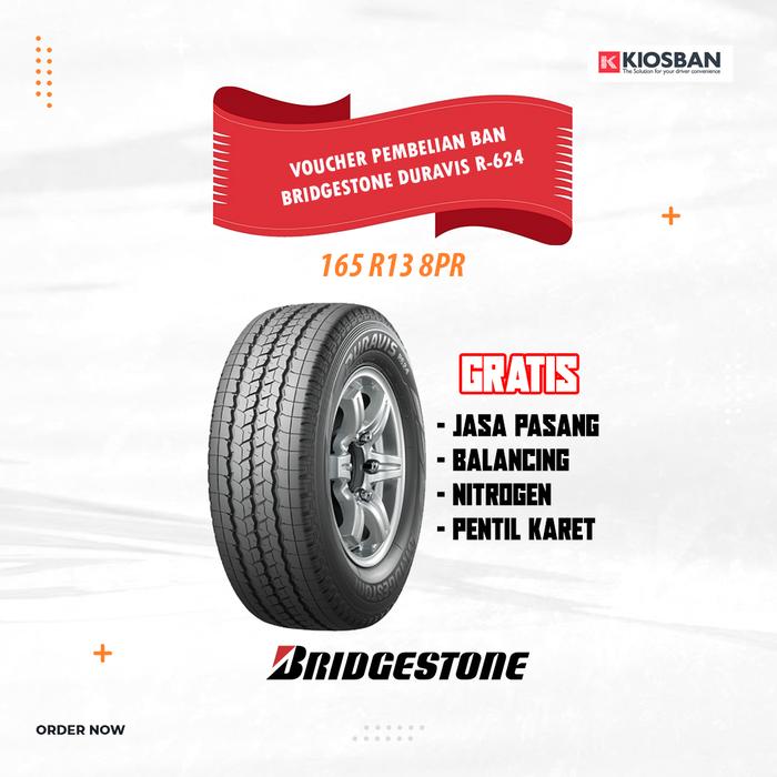 Jual Ban Mobil Bridgestone Duravis R624 165 R13 8PR Vocer - Jakarta ...